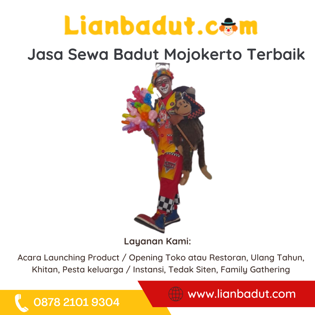 Jasa Sewa Badut Mojokerto Terbaik #1 - Biaya Sewa Badut Murah